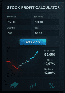 Stock Profit Calculator - Calculate Investment Returns In 1 Minute
