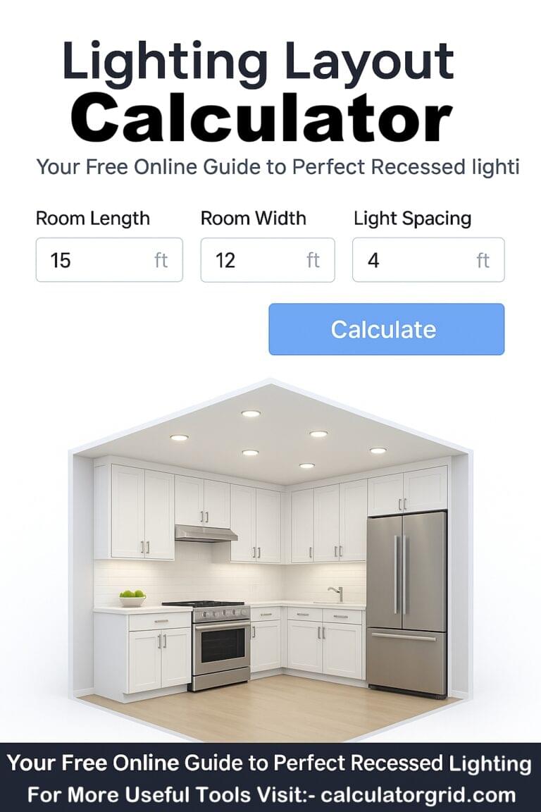 Free Online Recessed Lighting Layout Planner – 5 Easy Steps