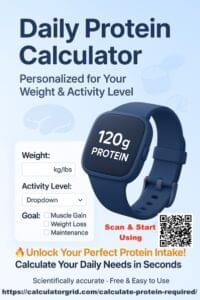 Calculate Protein Required 3 Step Protein Intake Calculator